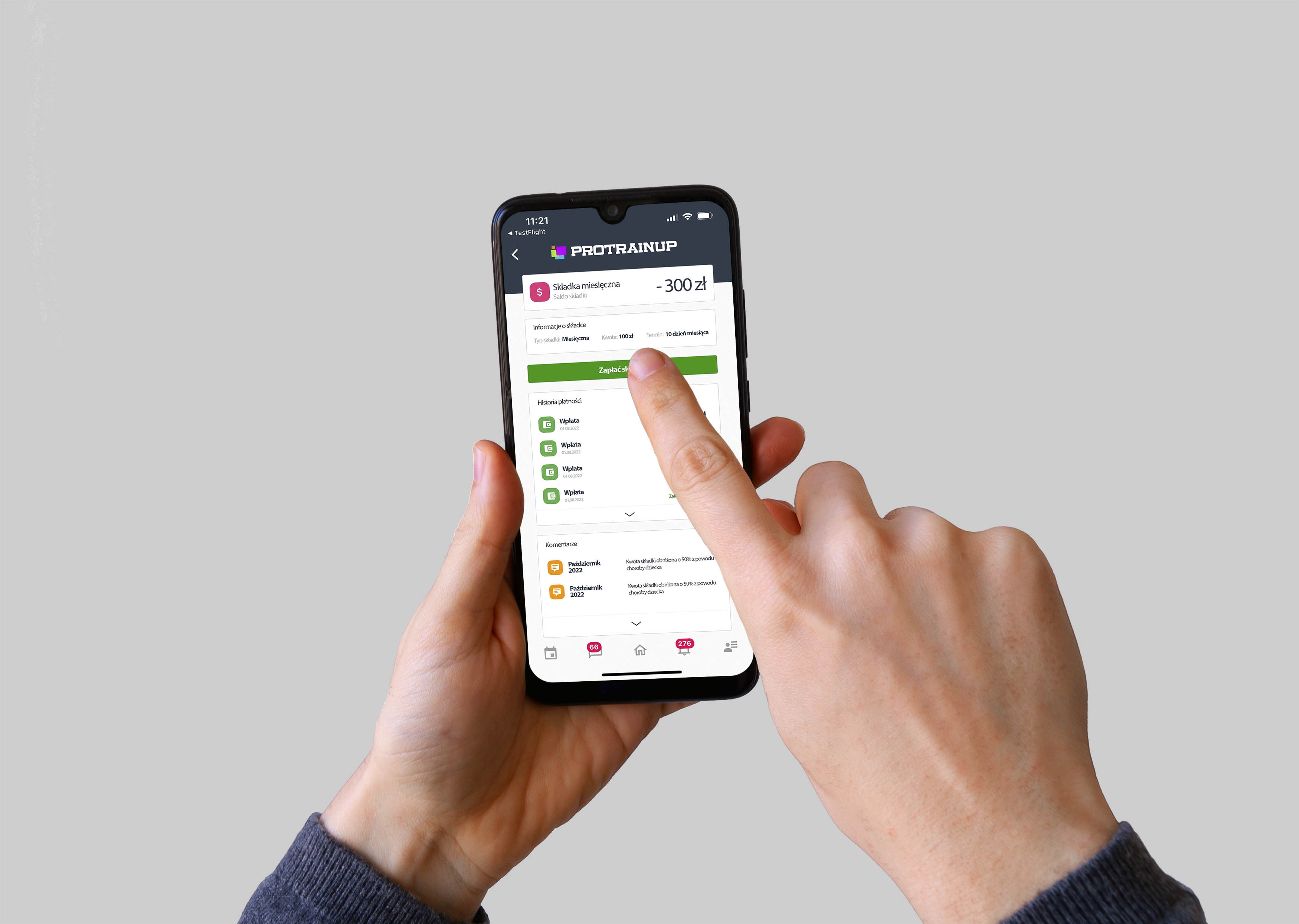 ProTrainUp - Sistema de Gestão de Clubes Esportivos